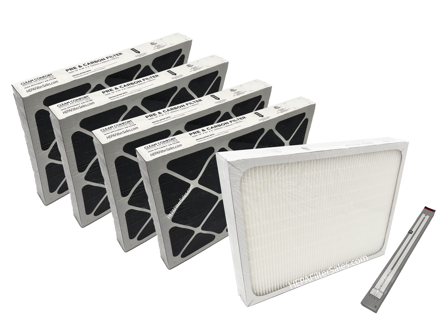 Clean Comfort & Goodman HEPA Home Air Cleaner Replacement Filters